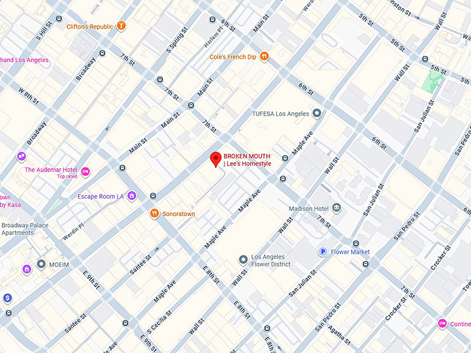 16. broken mouth lee's homestyle map