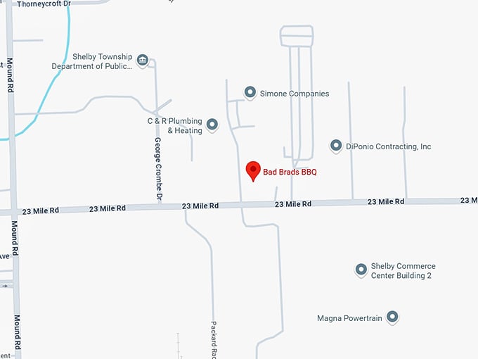 16. bad brads bbq map