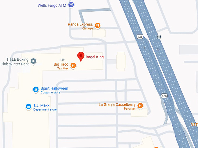 16. bagel king map