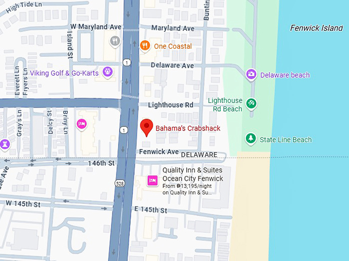 16. bahama&rsquo;s crabshack map
