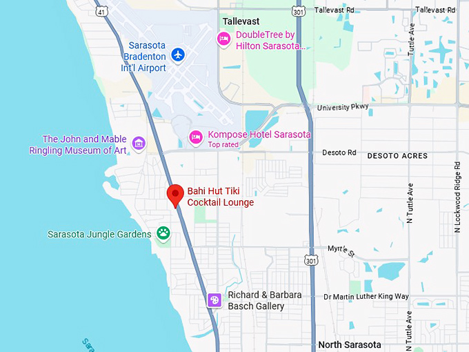 16. bahi hut tiki cocktail lounge map