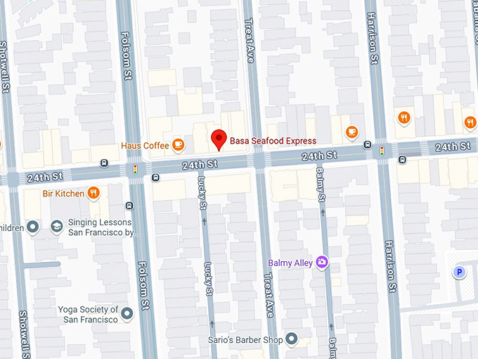 16. basa seafood express map