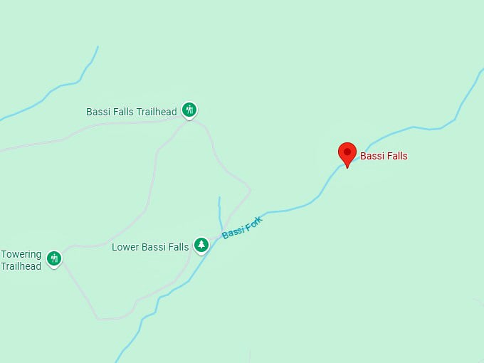 16. bassi falls map