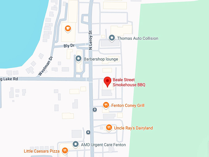 16. beale street smokehouse bbq map