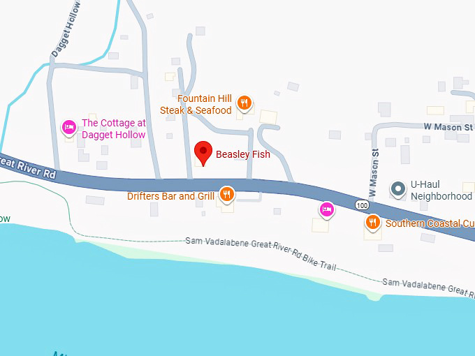 16. beasley fish map