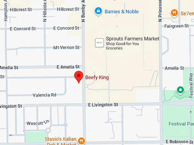 16. beefy king (retro orlando chain classic) map