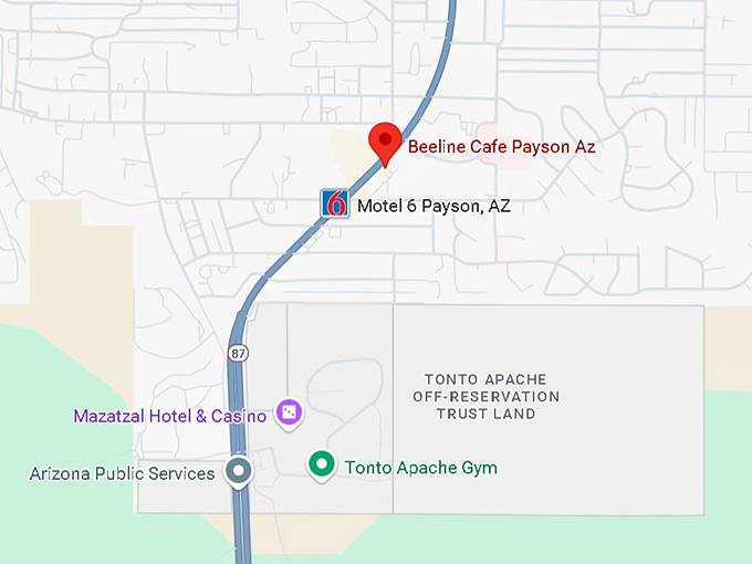 16. beeline cafe payson az map