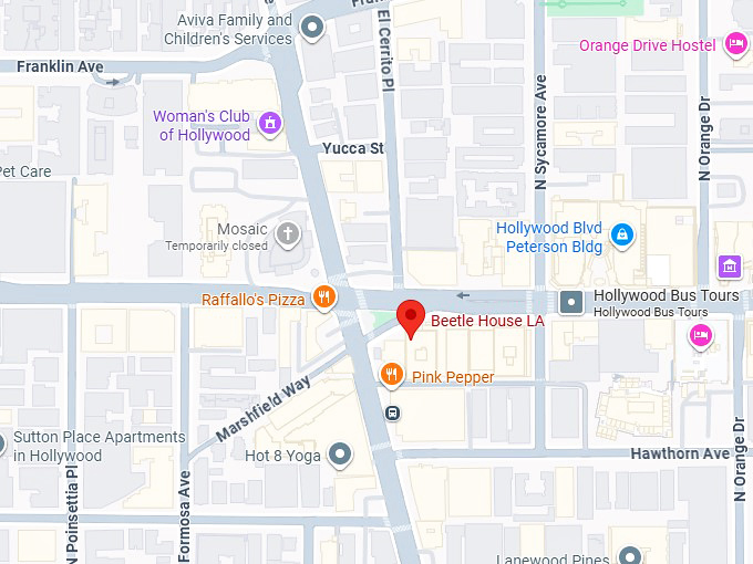 16. beetle house la map