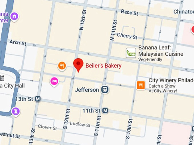 16. beiler's bakery map