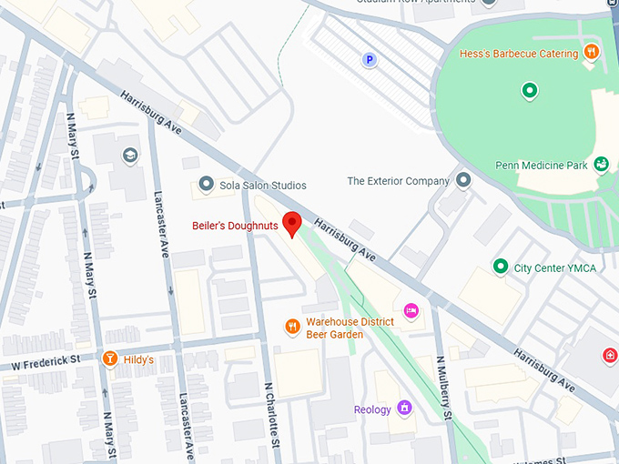 16. beiler&rsquo;s doughnuts map