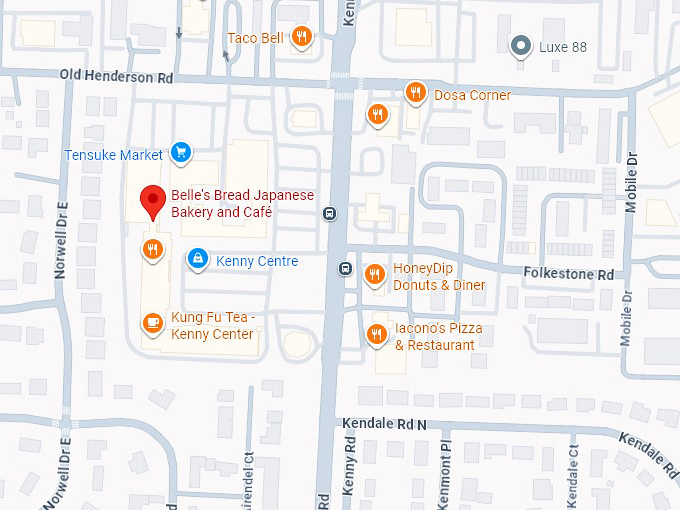 16. belle&rsquo;s bread map