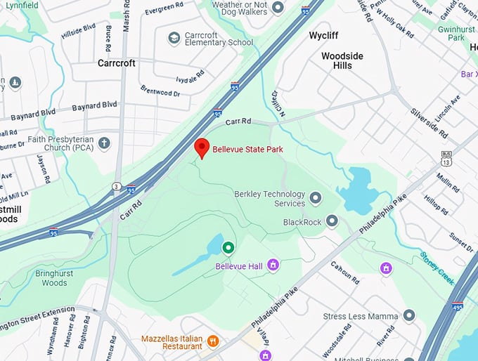 16. bellevue state park map