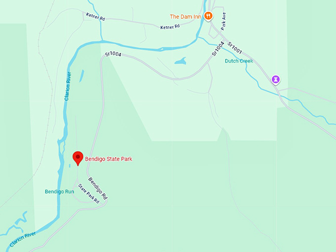 16. bendigo state park map