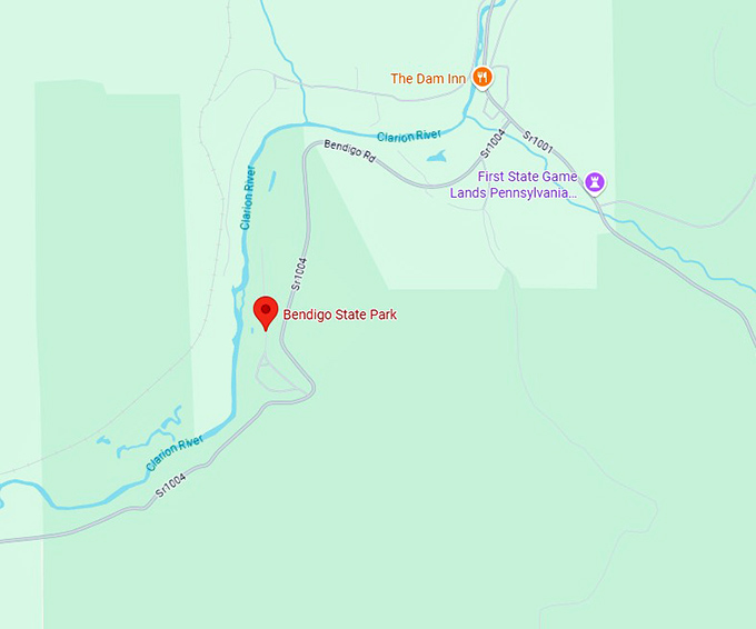 16. bendigo state park map