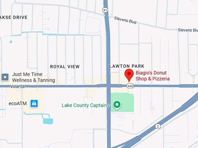 16. biagio&rsquo;s donut shop & pizzeria map