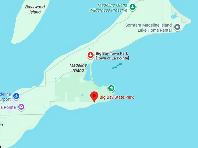 16. big bay state park map