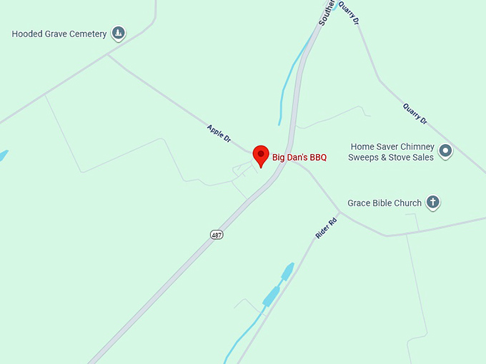 16. big dan’s bbq map