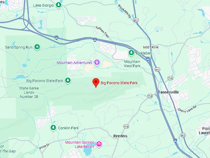 16. big pocono state park map