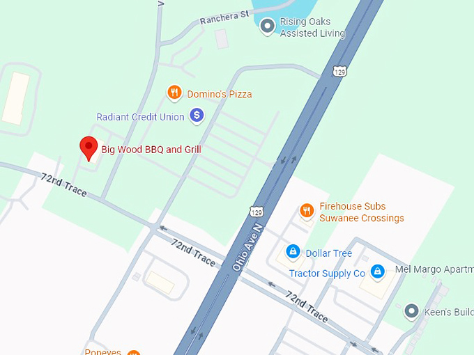 16. big wood bbq & grill map