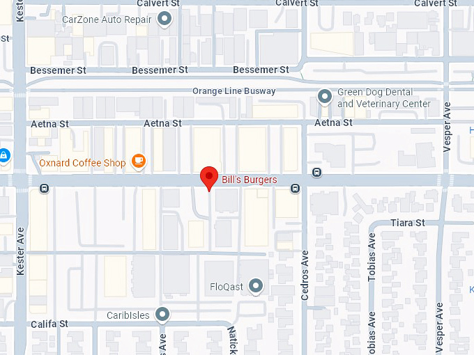 16. bill's burgers map