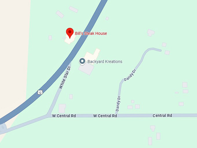 16. bill's steak house map
