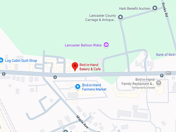 16. bird in hand bakery & cafe map