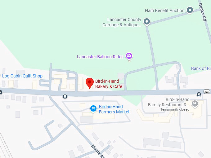 16. bird in hand bakery & cafe map