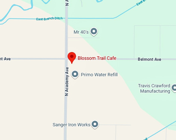 16. blossom trail cafe map