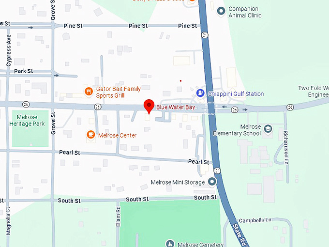 16. blue water bay map