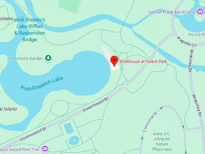 16. boathouse at forest park map