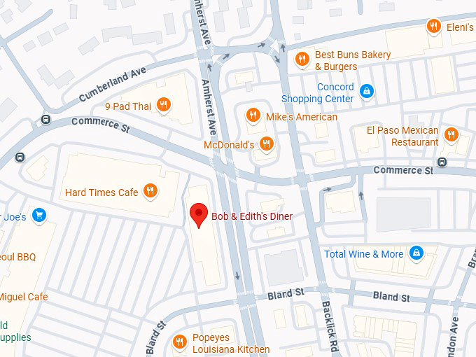 16. bob & edith&rsquo;s diner map