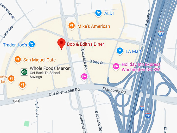 16. bob & edith’s diner map