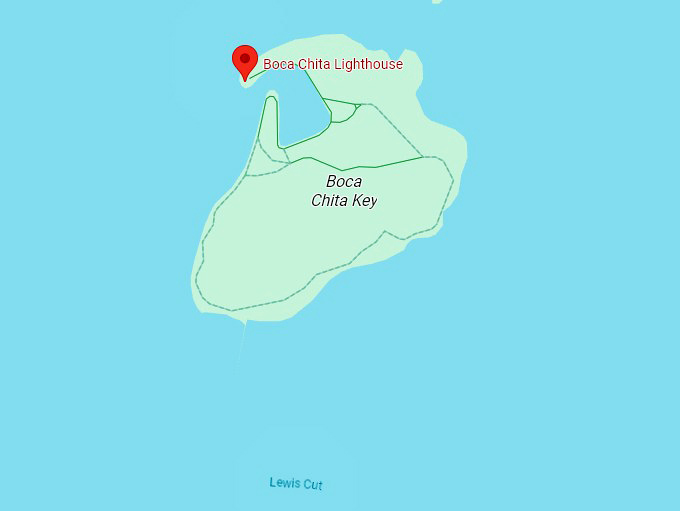 16. boca chita lighthouse map