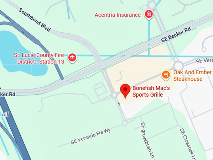 16. bonefish mac's sports grille map