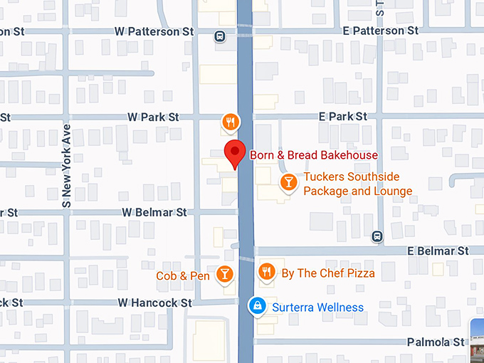 16. born & bread bakehouse map