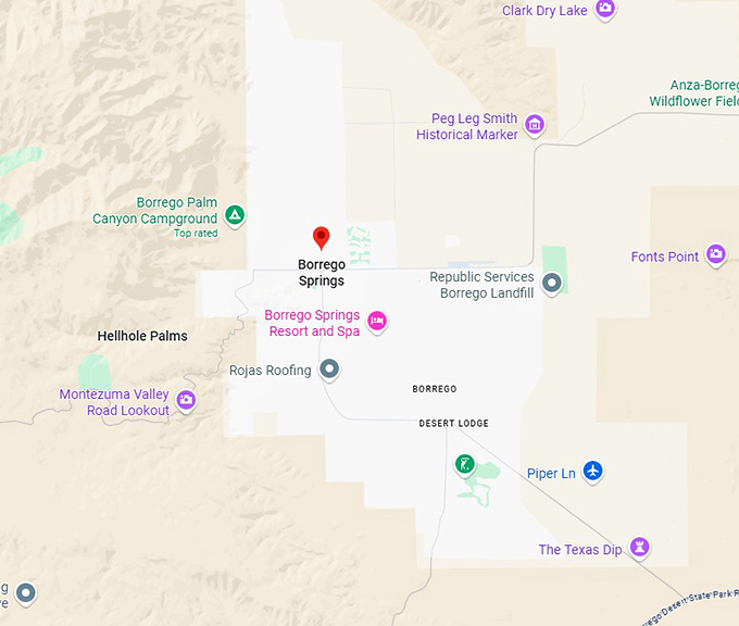 16. borrego springs map