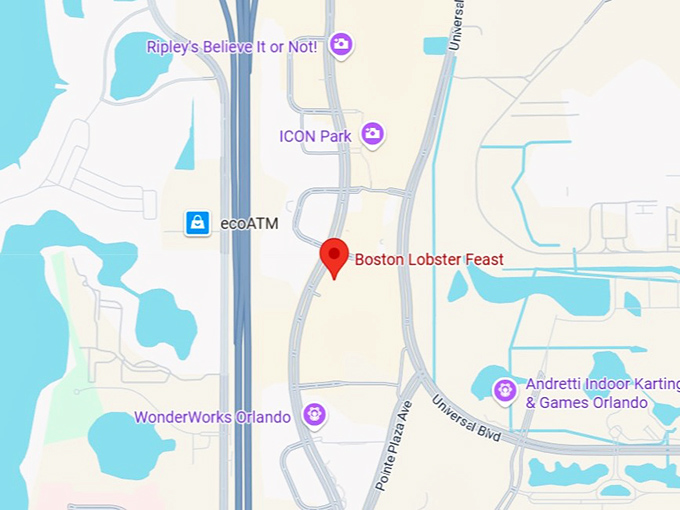 16. boston lobster feast map