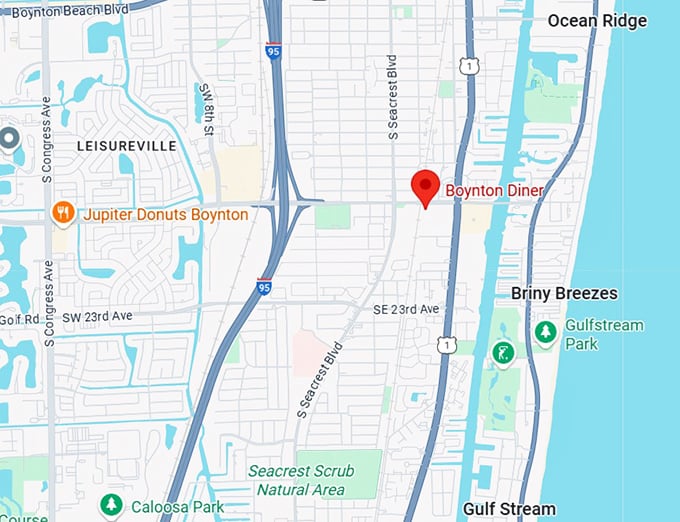 16. boynton diner map