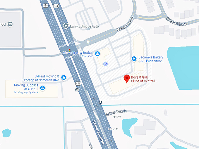 16. boys & girls clubs of central florida thrift store map