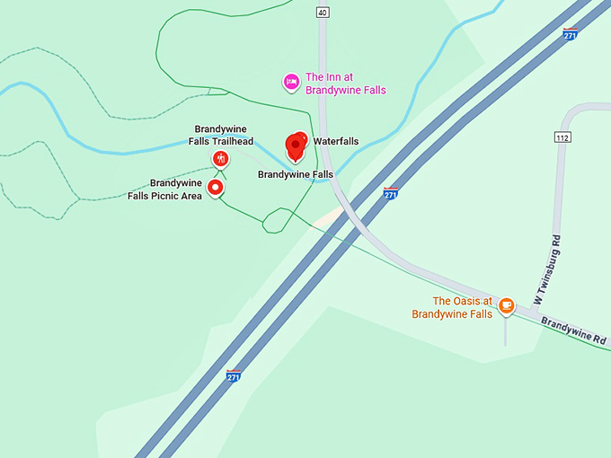 16. brandywine falls map