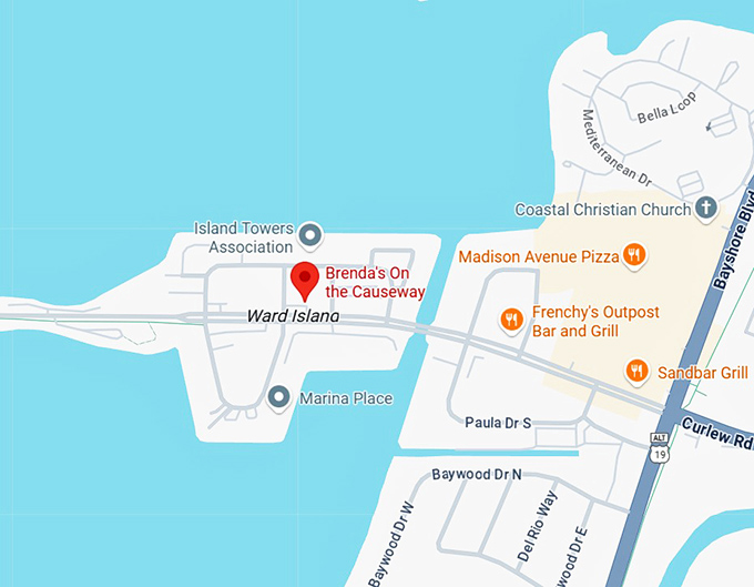 16. brenda's on the causeway map