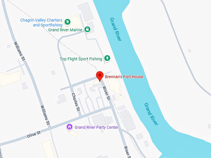 16. brennan's fish house map