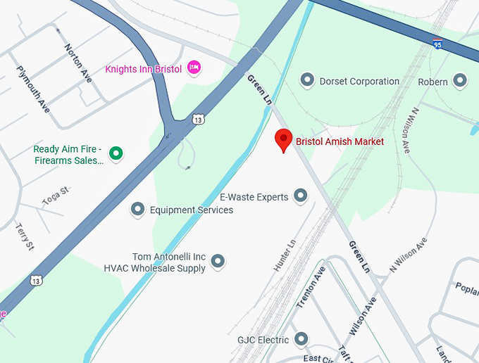 16. bristol amish market map