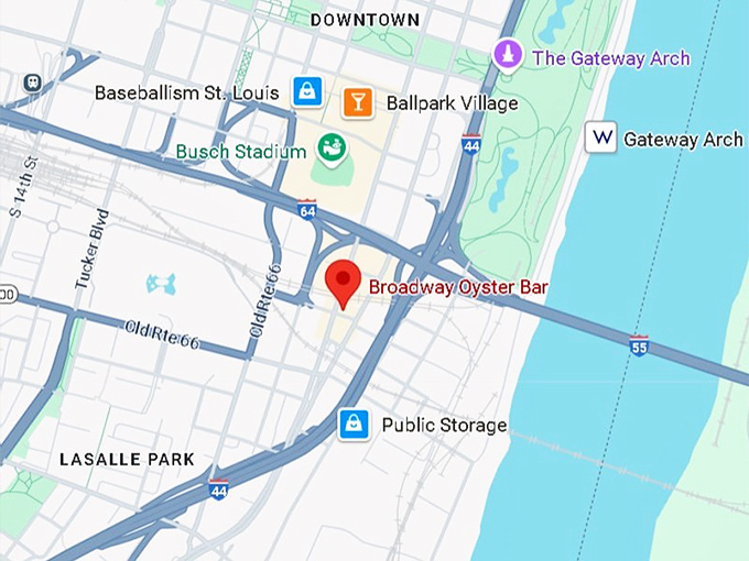 16. broadway oyster bar map