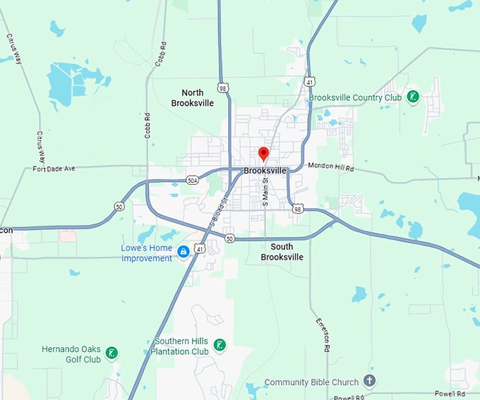 brooksville map