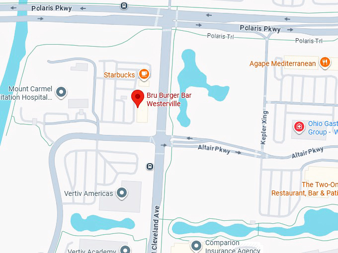 16. bru burger bar westerville map