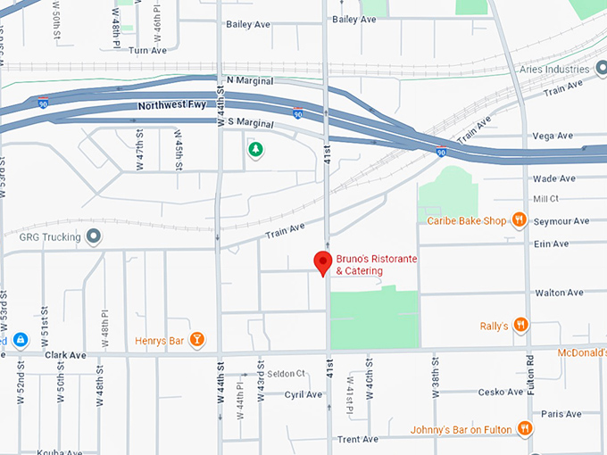 16. bruno&rsquo;s ristorante map