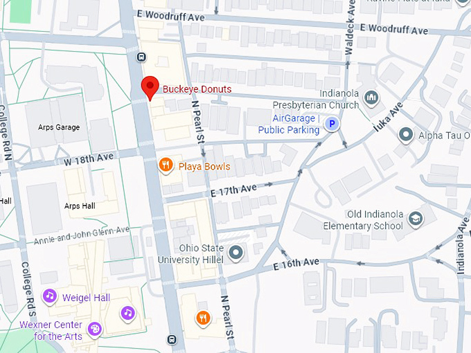 16. buckeye donuts map