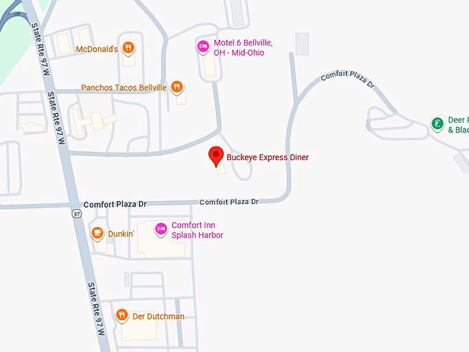 16. buckeye express diner map