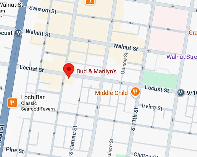 16. bud & marilyn's map